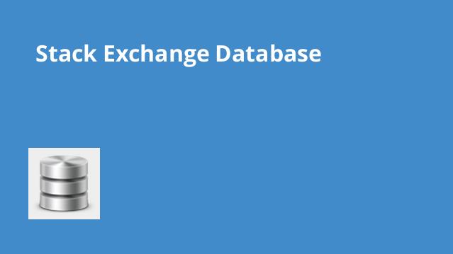 دانلود دیتابیس کامل Stack Exchange