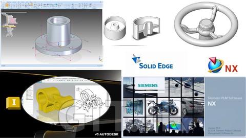 دوره Siemens NX CAD CAM Post Builder + Autodesk Inventor CAD CAM